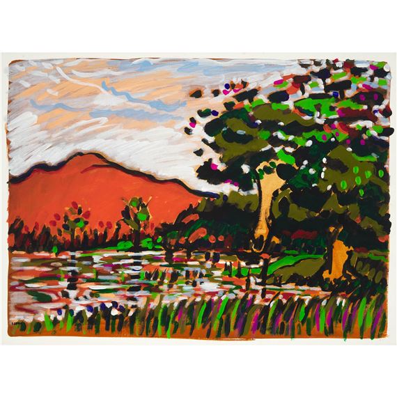 Yehouda Chaki | THE RED MOUNTAIN | MutualArt