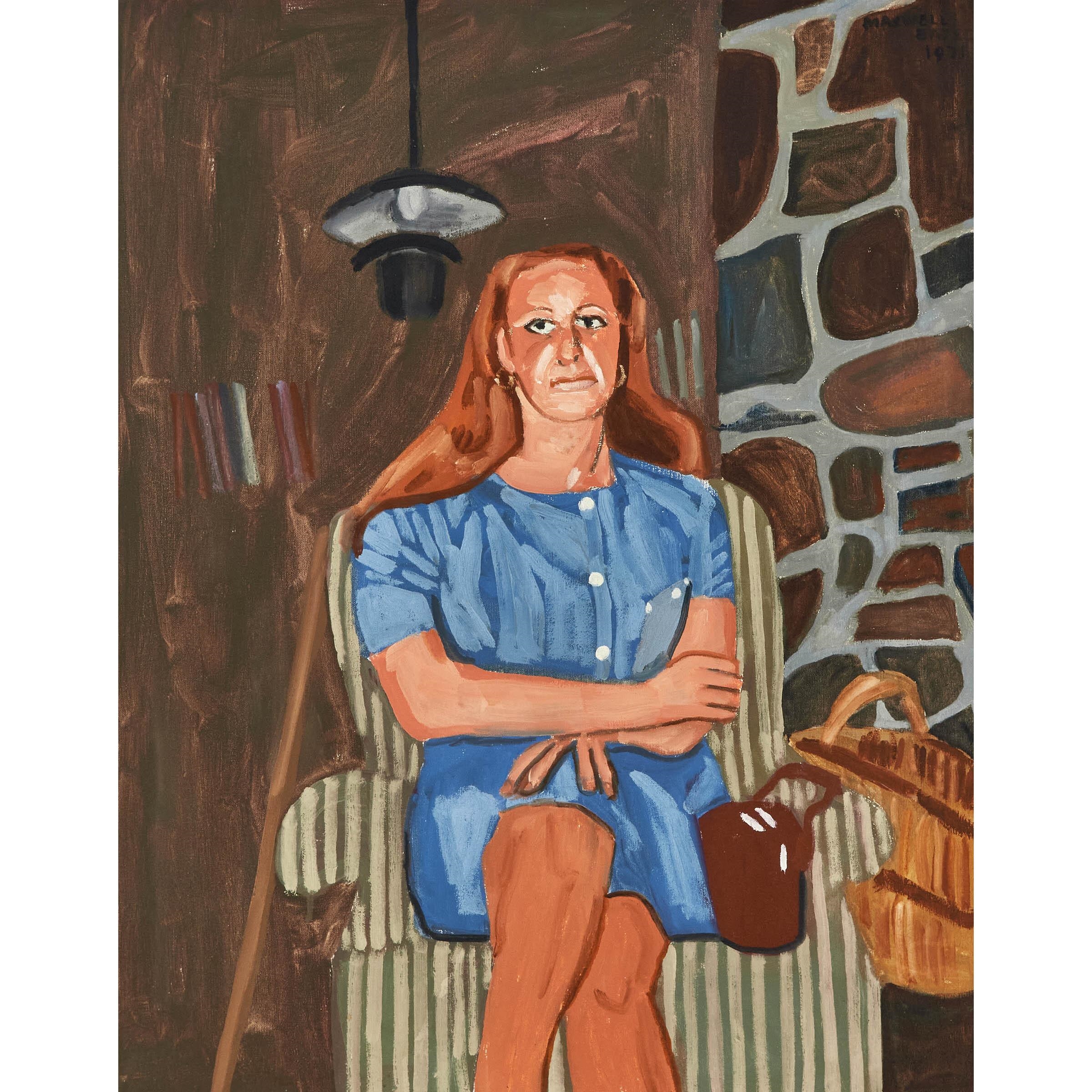 Maxwell Bennett Bates | PORTRAIT OF ELEANOR FRIEDMAN (1971) | MutualArt