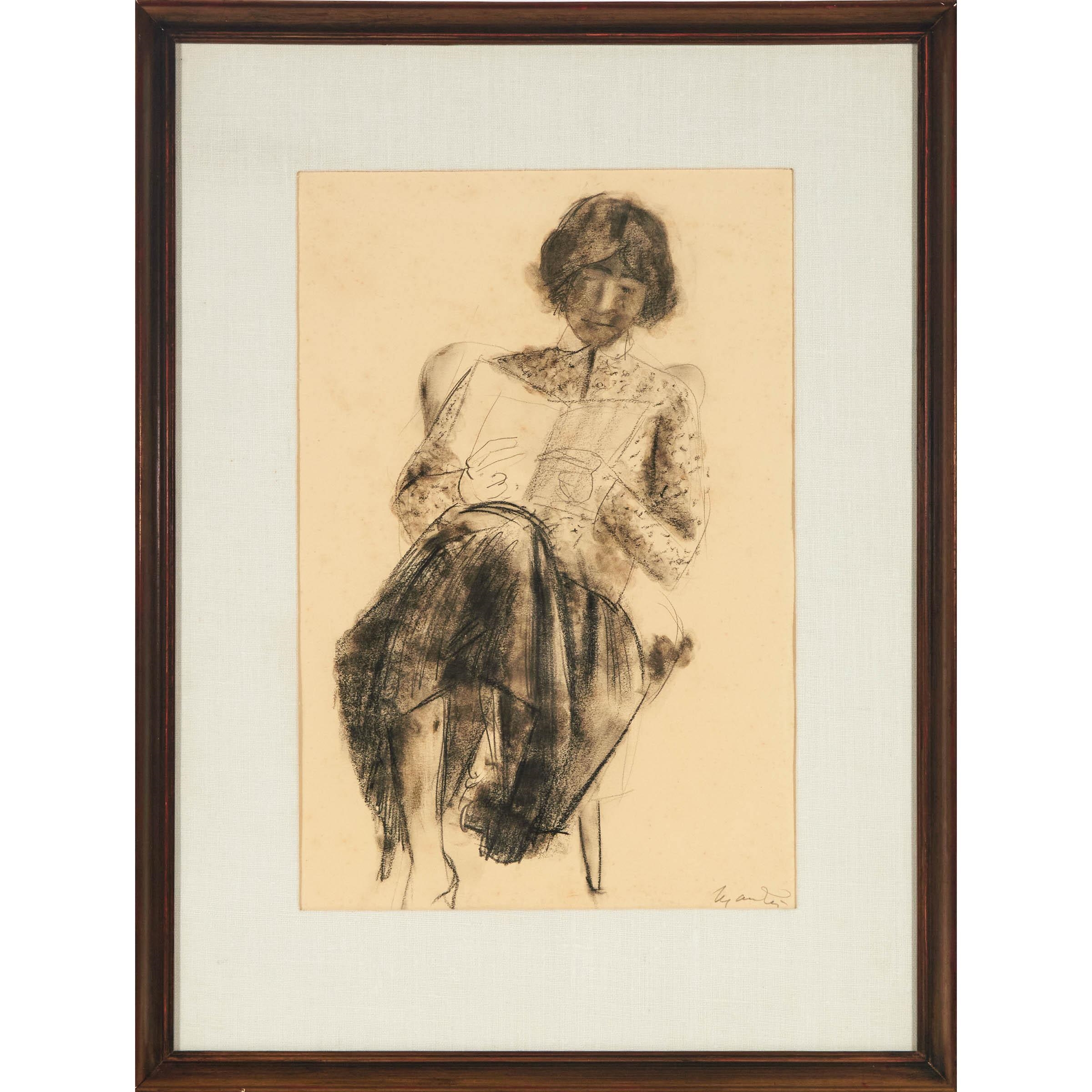 Giacomo Manzù | STUDY FOR PORTRAIT | MutualArt