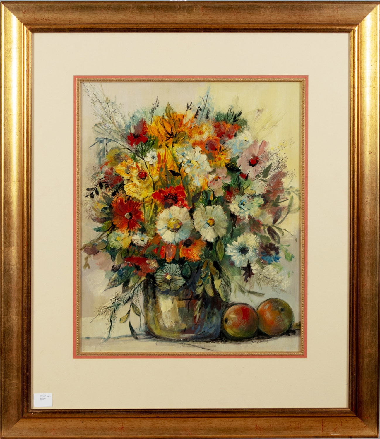 Johannes Wilhelmus Dingemans | still life of flowers and fruit | MutualArt