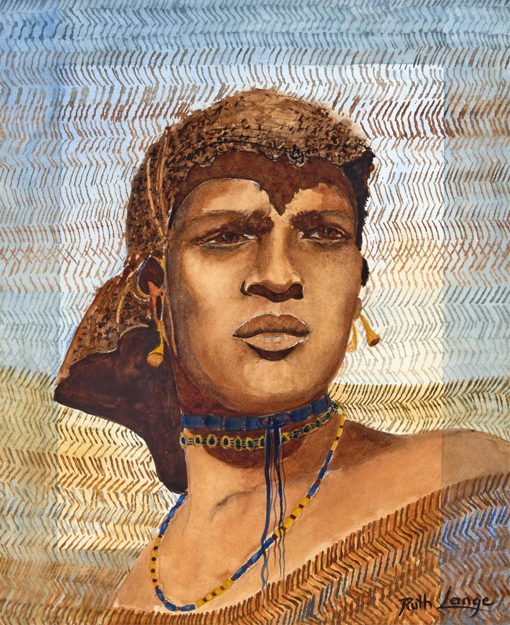 Ruth Lange | Portrait of an Indigenous Woman | MutualArt