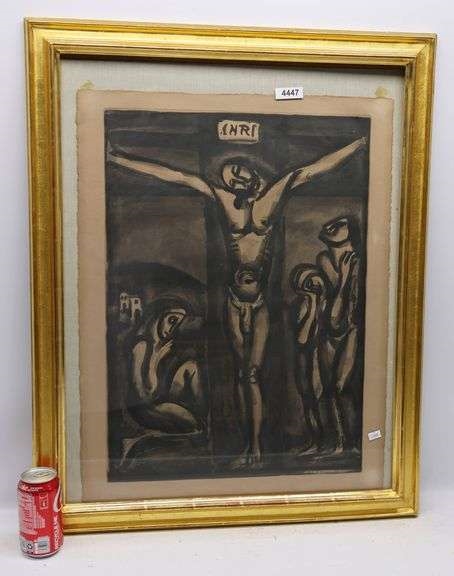 Georges Rouault | Christ on the Cross | MutualArt