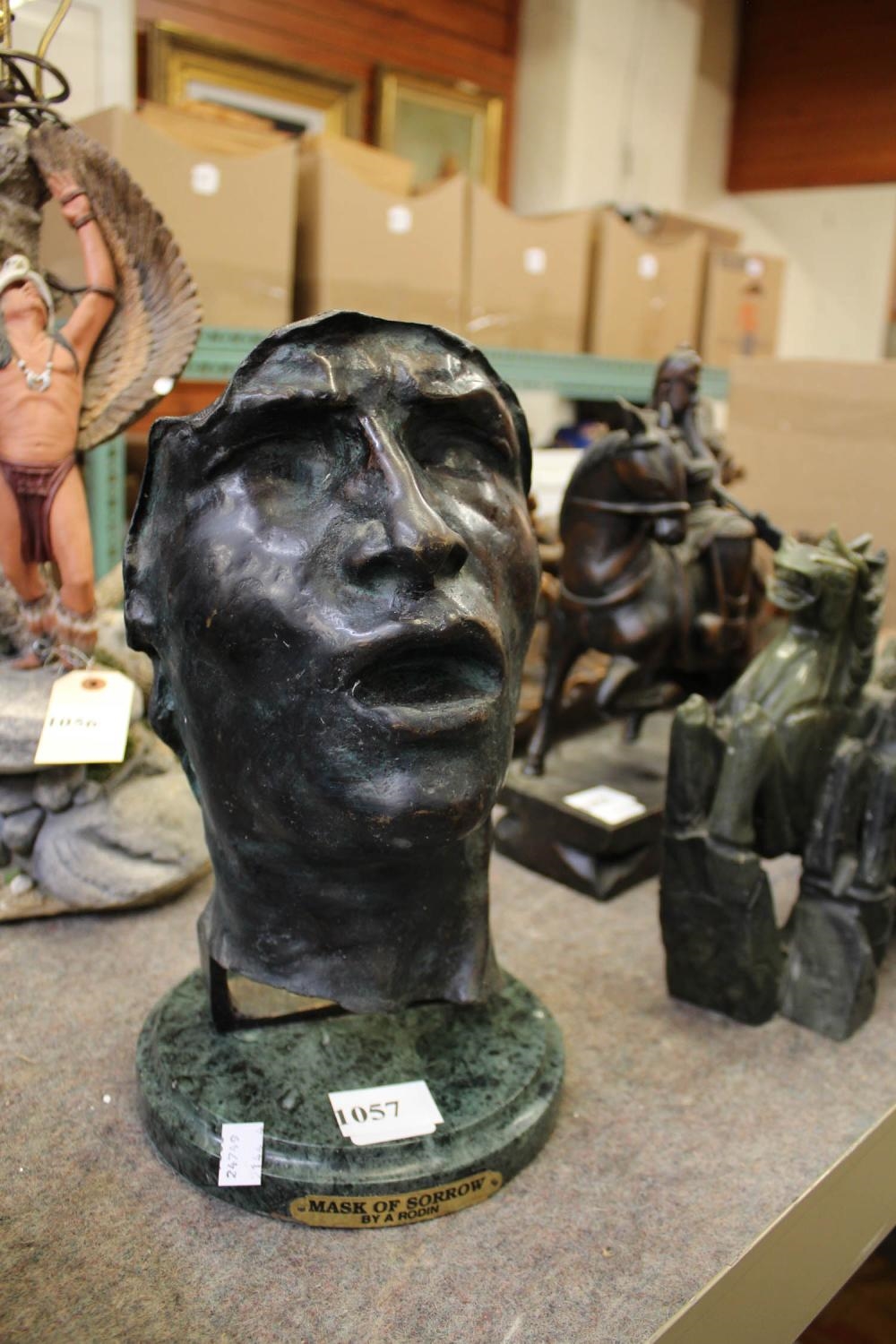 A. Rodin | MASK OF SORROW BY A RODIN | MutualArt