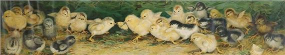 Ben Austrian | Ben Austrian Lithograph Battle of the Chicks | MutualArt