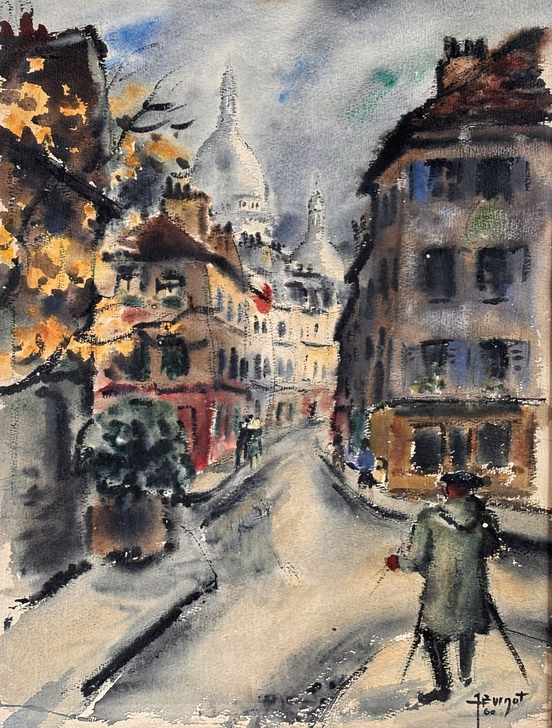 Jacques Burnot | View towards the Sacré-Cœur (60) | MutualArt