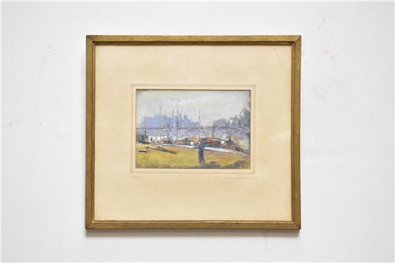 Frank William Brangwyn | A Street in Cirq, no.2 (Gaunt 197) (1912 ...