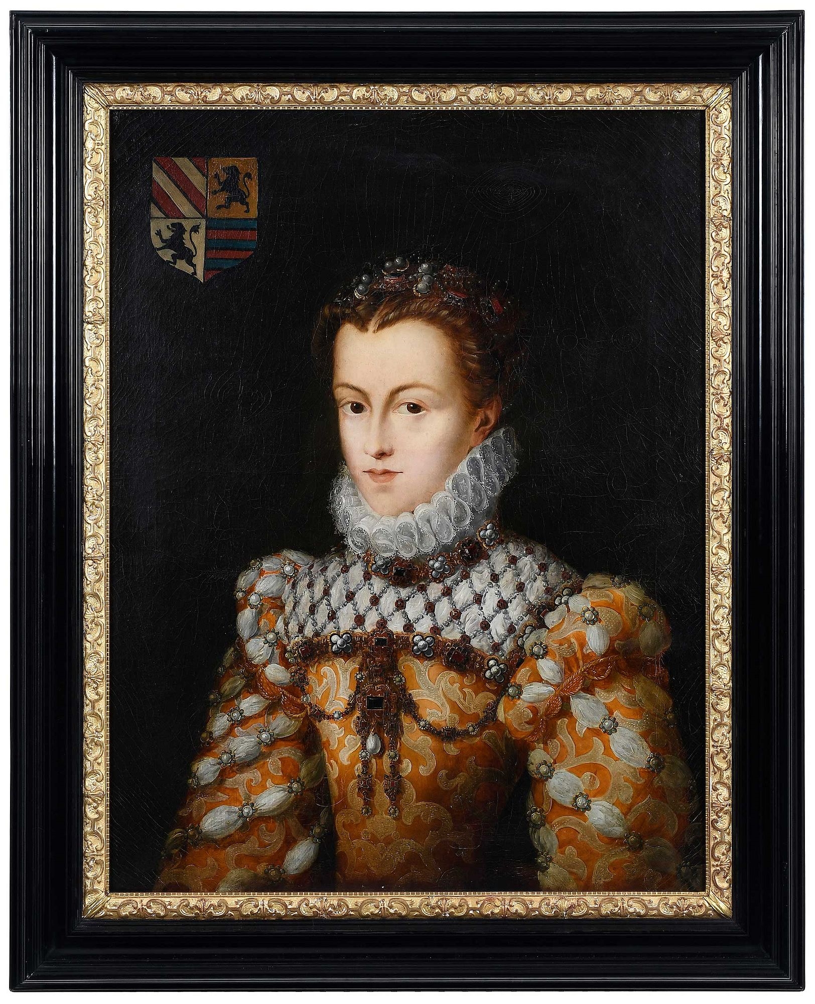 François Clouet | Portrait présumé de Catherine de Médicis (1519-1589 ...