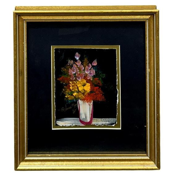 Anna Sandhu Ray | Signed Anna Sandhu Ray Oil on Paper | MutualArt