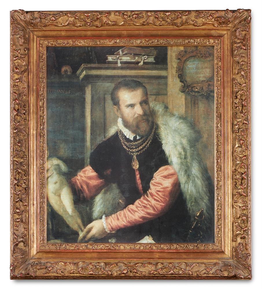 Titian | PORTRAIT OF JACOPO STRADA; AND THE PRESENTATION OF MARY AT THE ...