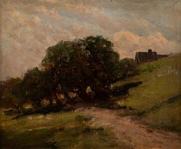Harry Chase | A quiet country lane | MutualArt