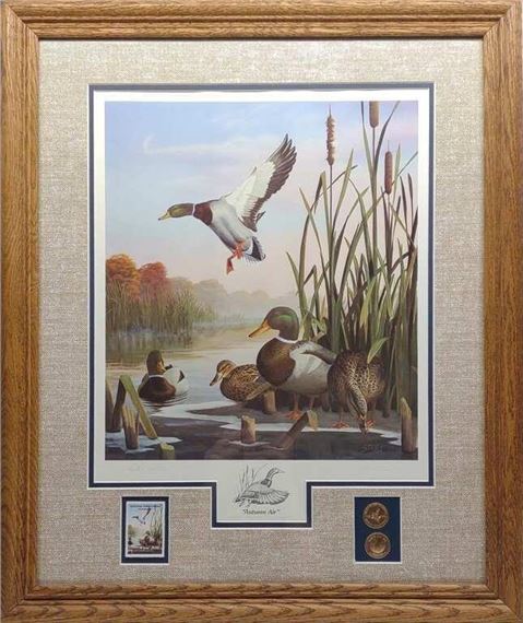 leo stans | 1991 Signed Leo Stans Duck Stamp Print Art (1991) | MutualArt