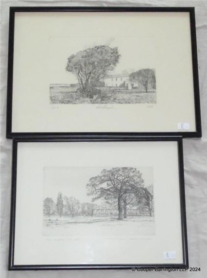 Harry Eccleston | H.N.Eccleston OBE Kingston Vale 1948 Etching (1984 ...