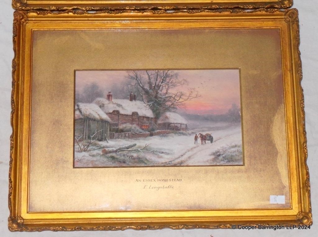 Edgar Longstaffe | A Pair of Edgar Longstaffe Essex Oil Paintings (1933 ...