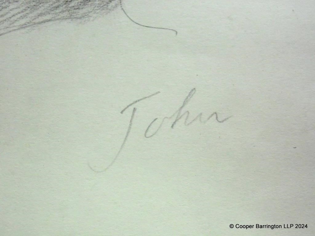 Augustus Edwin John | Augustus John Portrait Drawing of a Young Boy ...