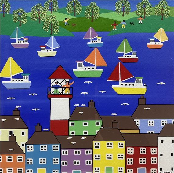 Gordon Barker | View From the Lighthouse | MutualArt