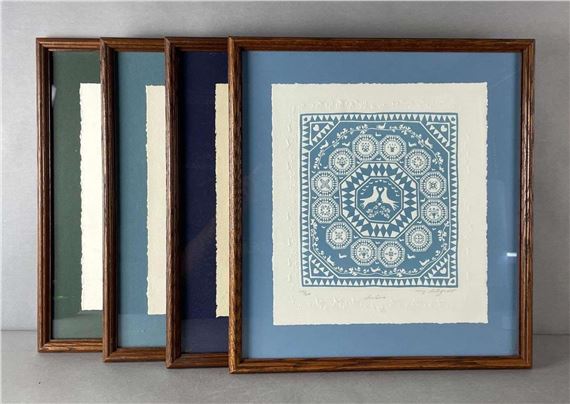 Mary Rutherford | Group of 4 Signed Mary Rutherford Quilt Patterns ...