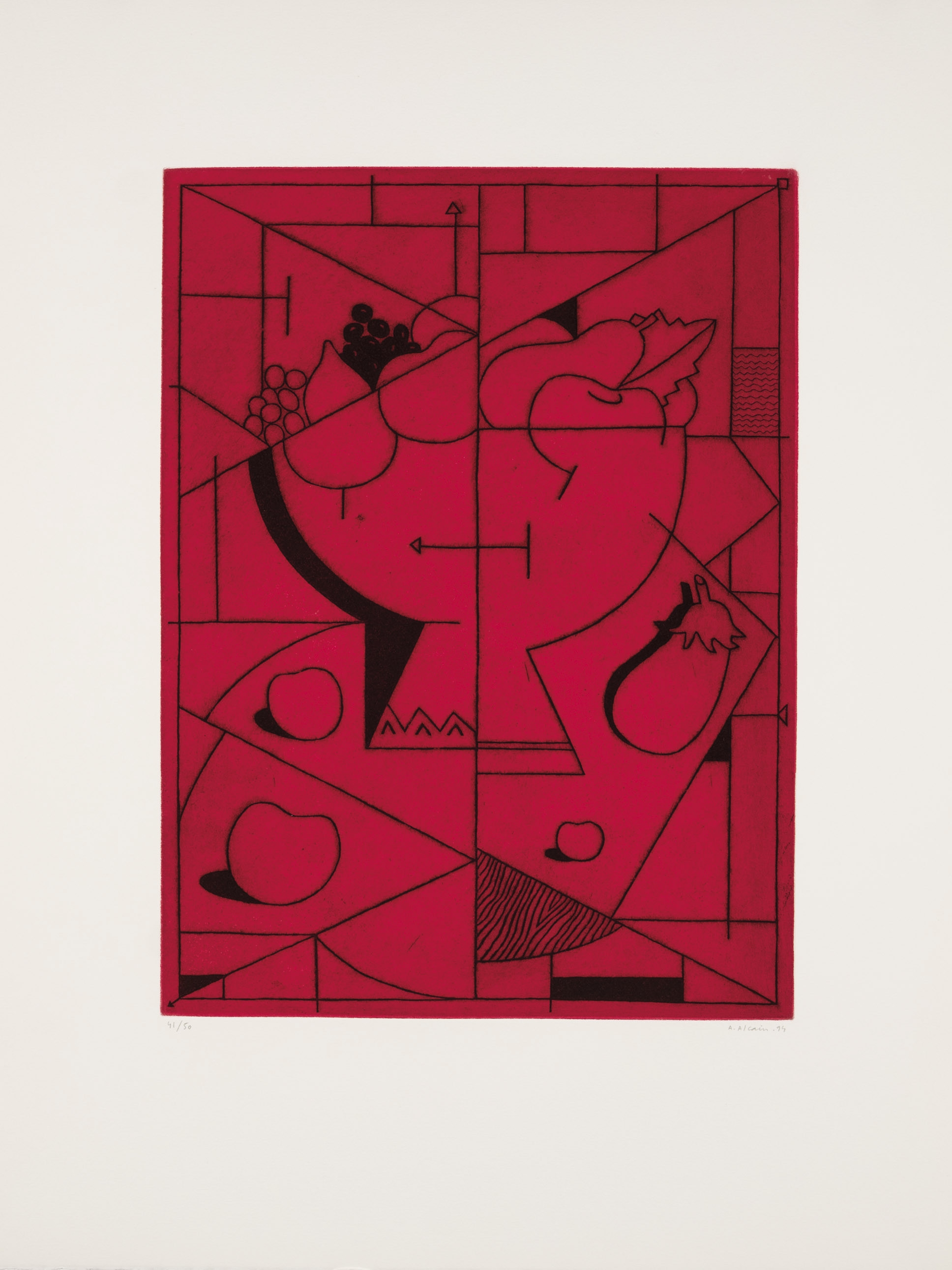 Alfredo Alcain Partearroyo | Red Still Life (94) | MutualArt