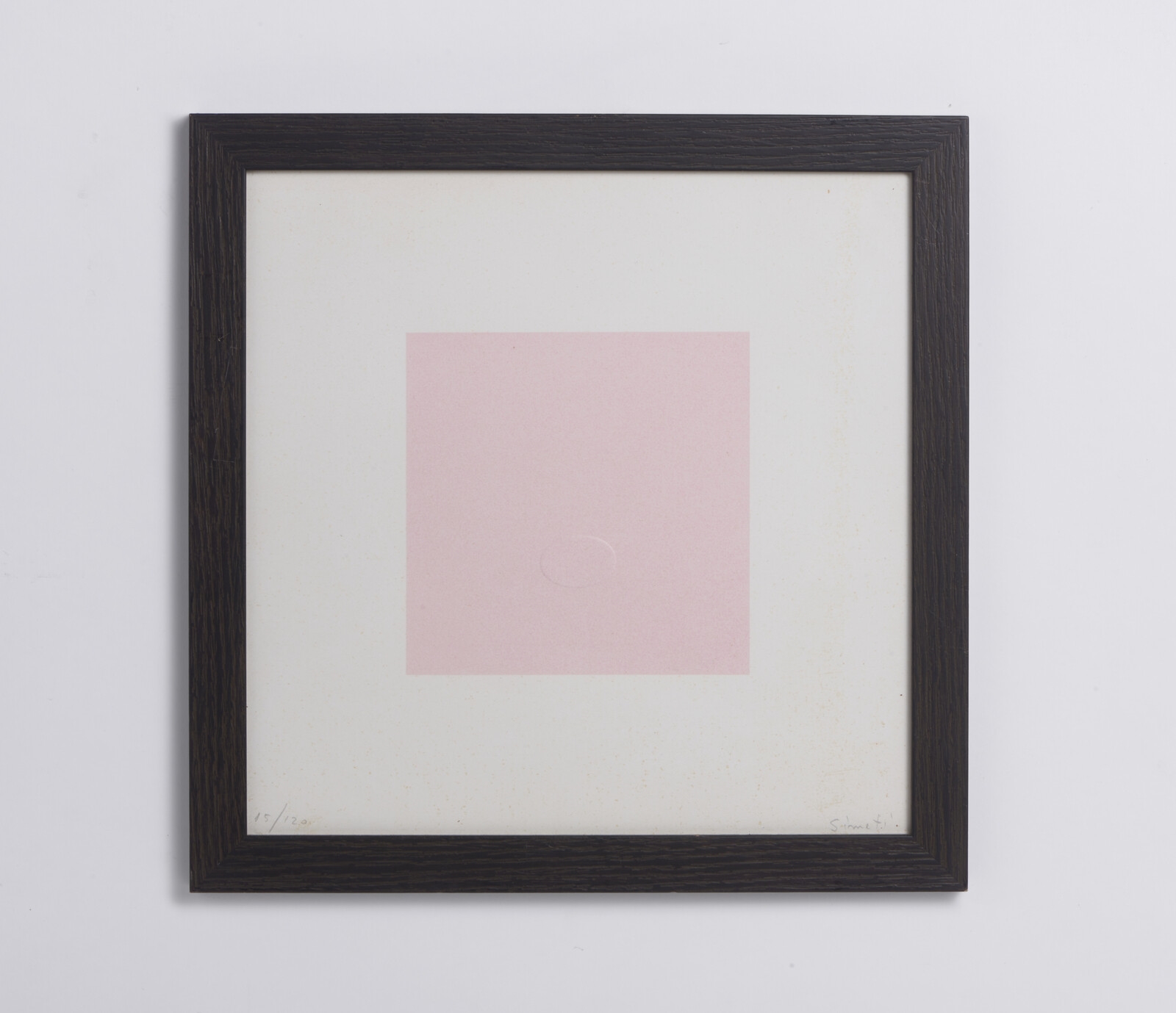 Turi Simeti | UN OVALE ROSSO (1967) | MutualArt