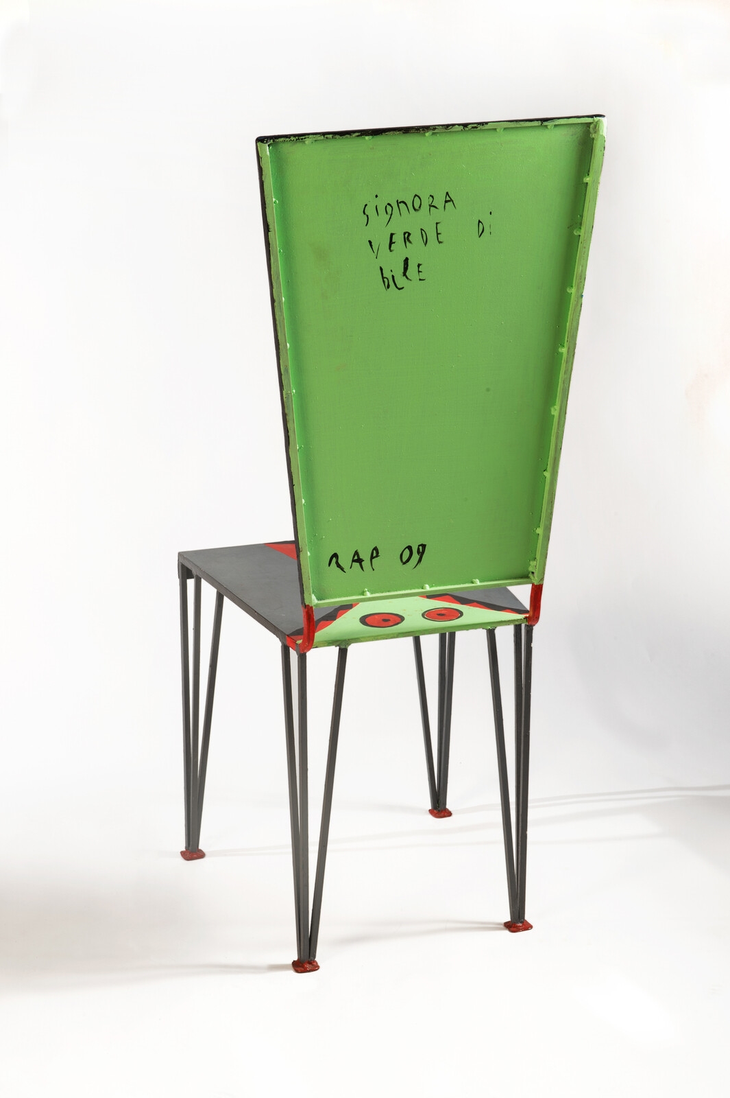Chiara Rapaccini | IRON CHAIR - GREEN FACE (2006) | MutualArt