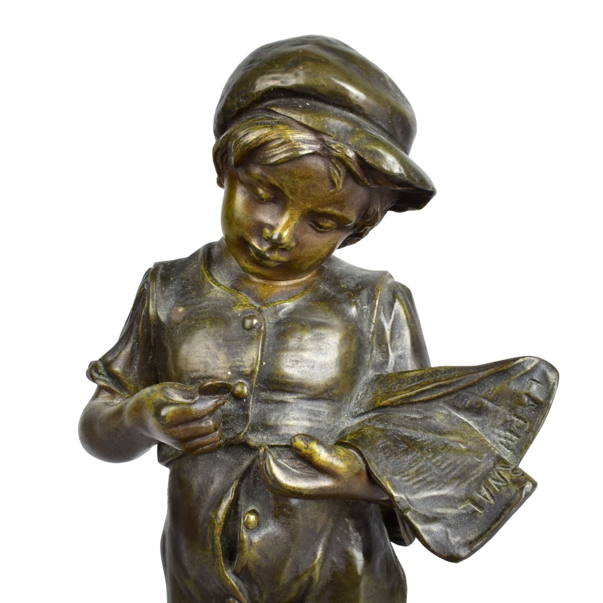 Antoine Bofill | Paper Boy Counting Coins | MutualArt