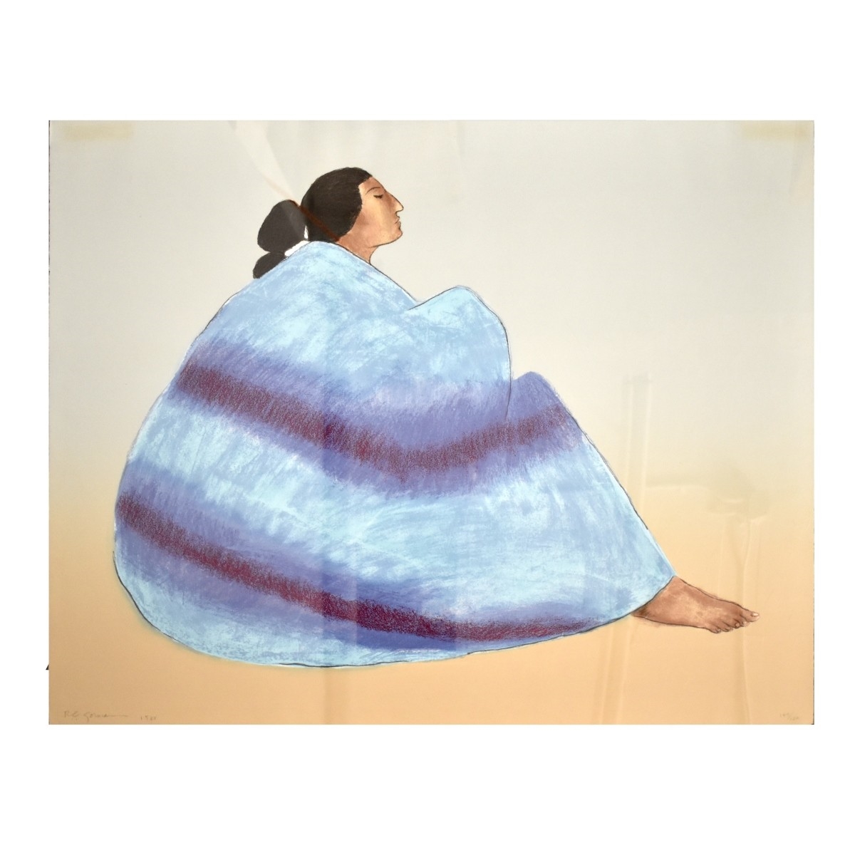 R.C. Gorman | Navajo Mother (1976) | MutualArt