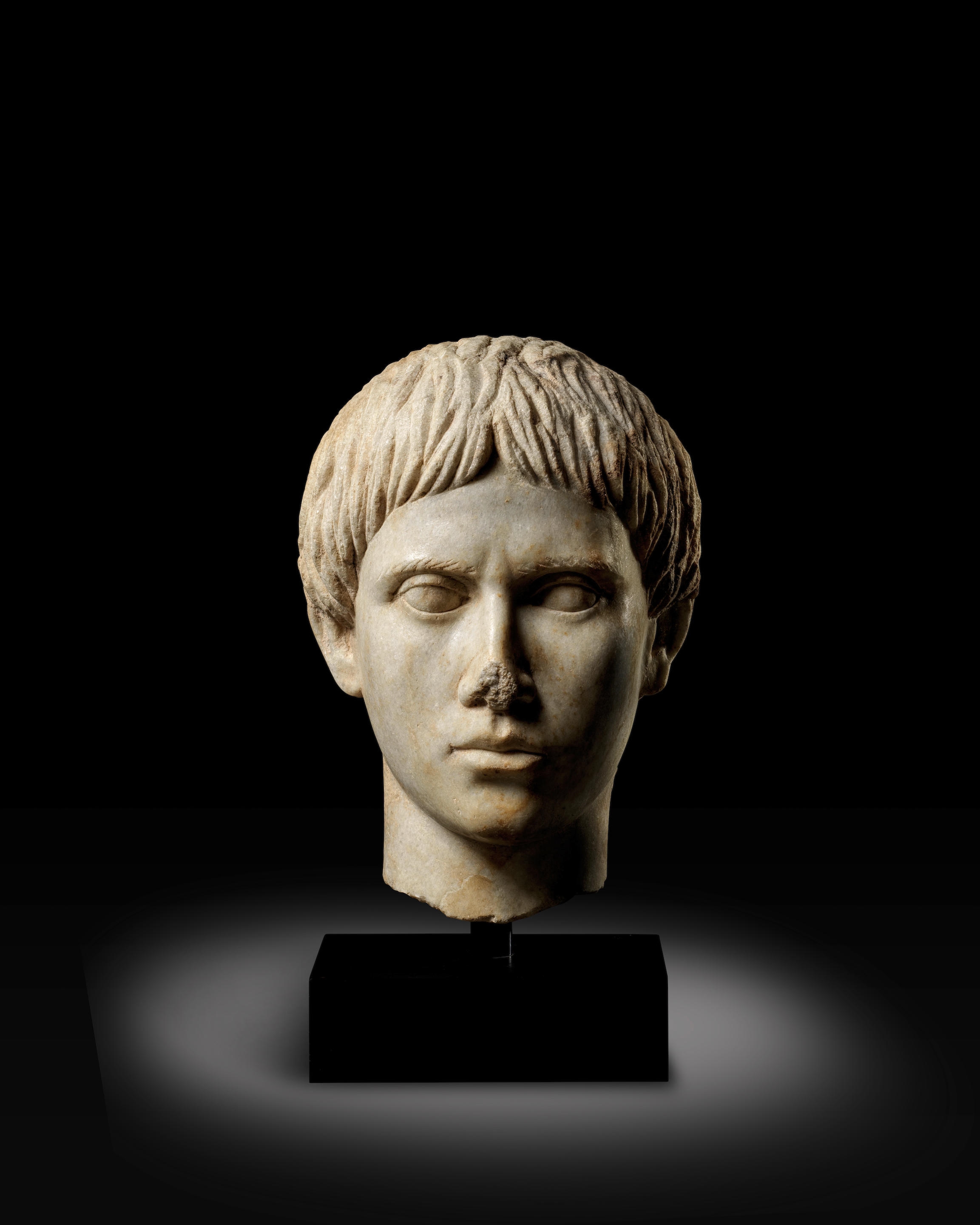 Roman School, 2nd Century | A Roman marble male portrait head (1st ...