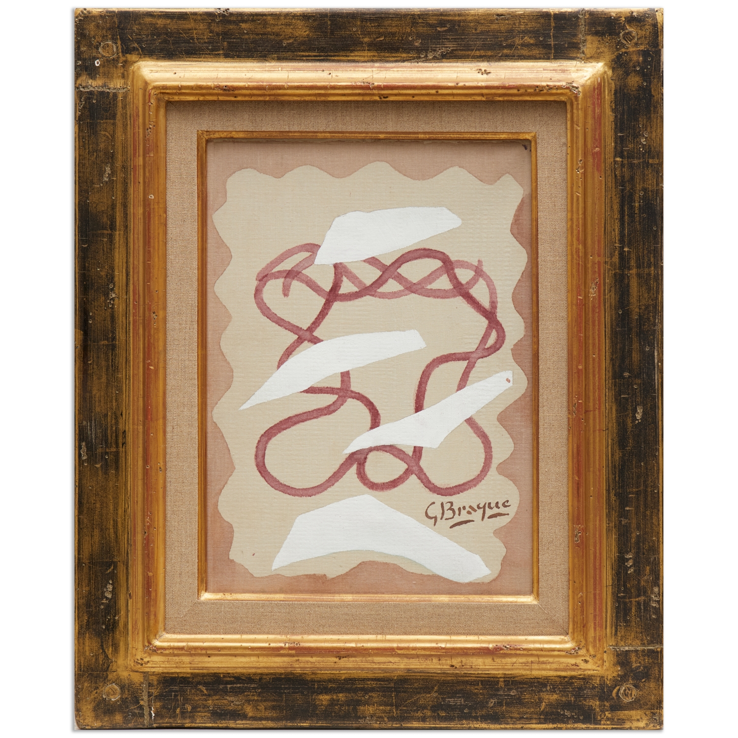 Georges Braque | Georges Braque (style), mixed media on canvas | MutualArt