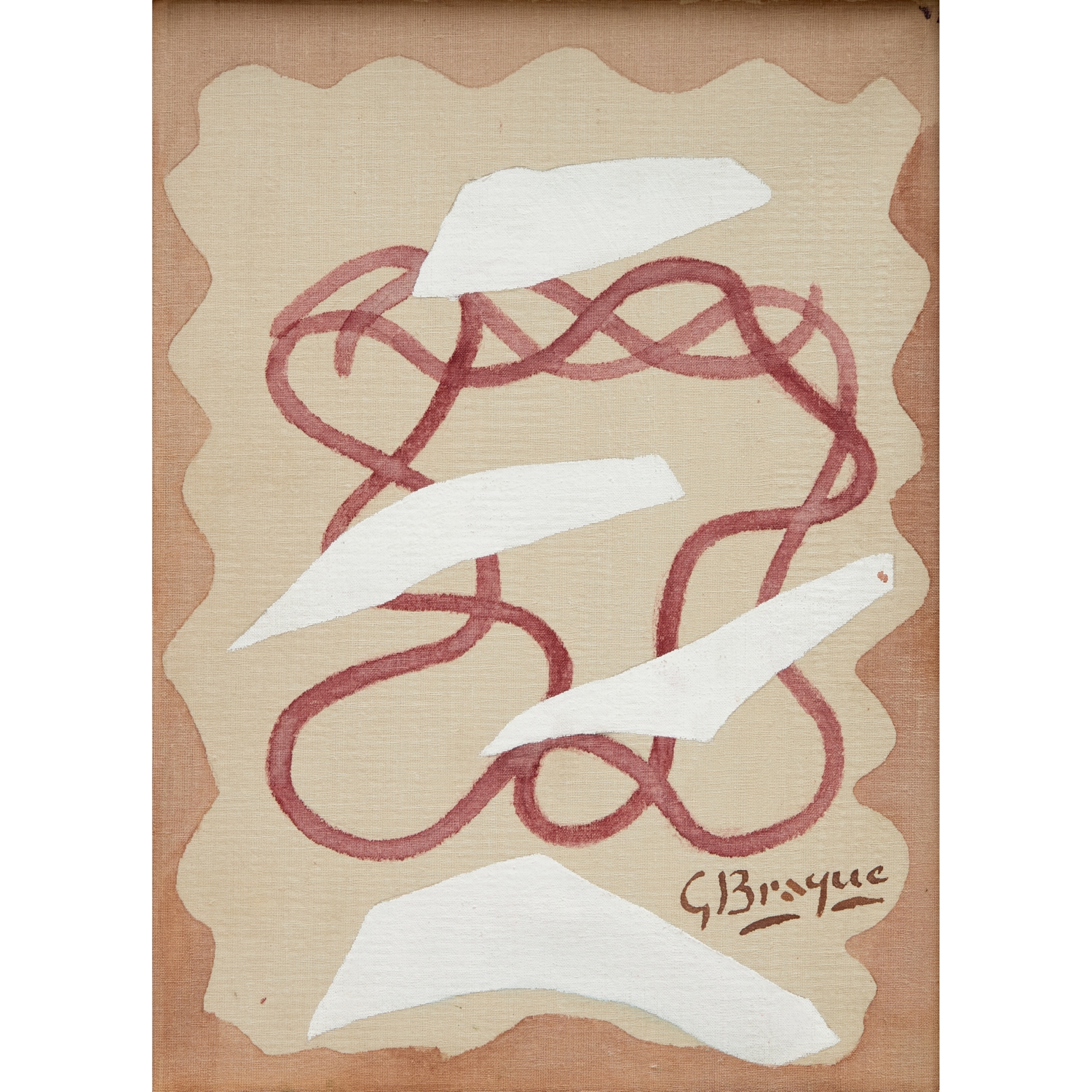 Georges Braque | Georges Braque (style), mixed media on canvas | MutualArt