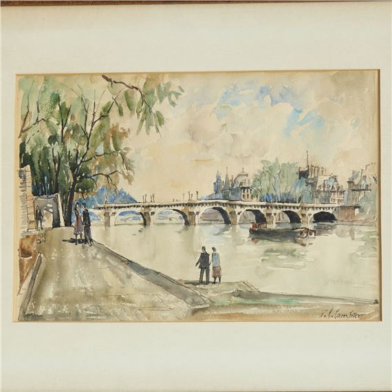 Pierre Eugene Cambier | Pierre Eugene Cambier, Parisian watercolor ...