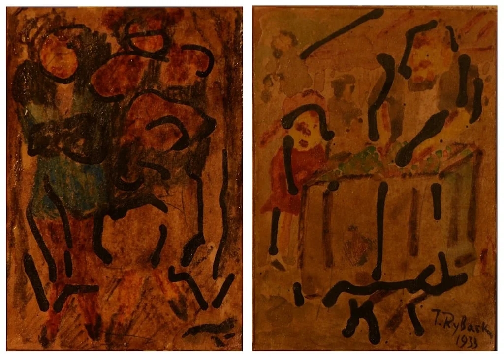 Issachar Ryback | 29 works: Shtetl (1917 - 1923) | MutualArt