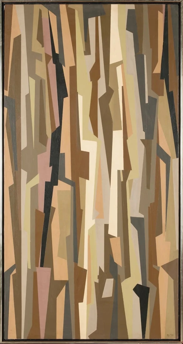 Karl Benjamin | Untitled (1956) | MutualArt