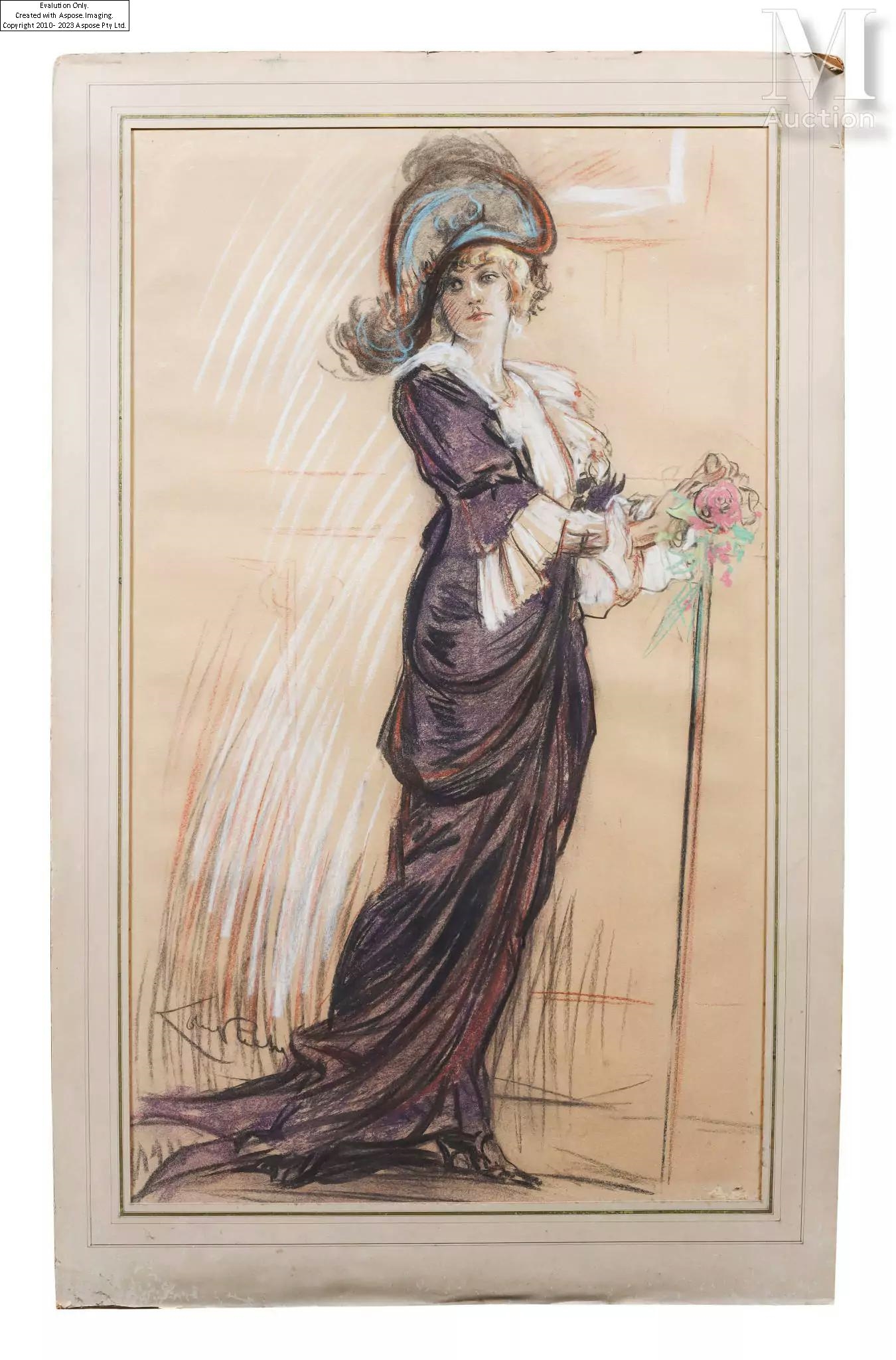 Alméry Lobel-Riche | Portrait d’une élégante | MutualArt