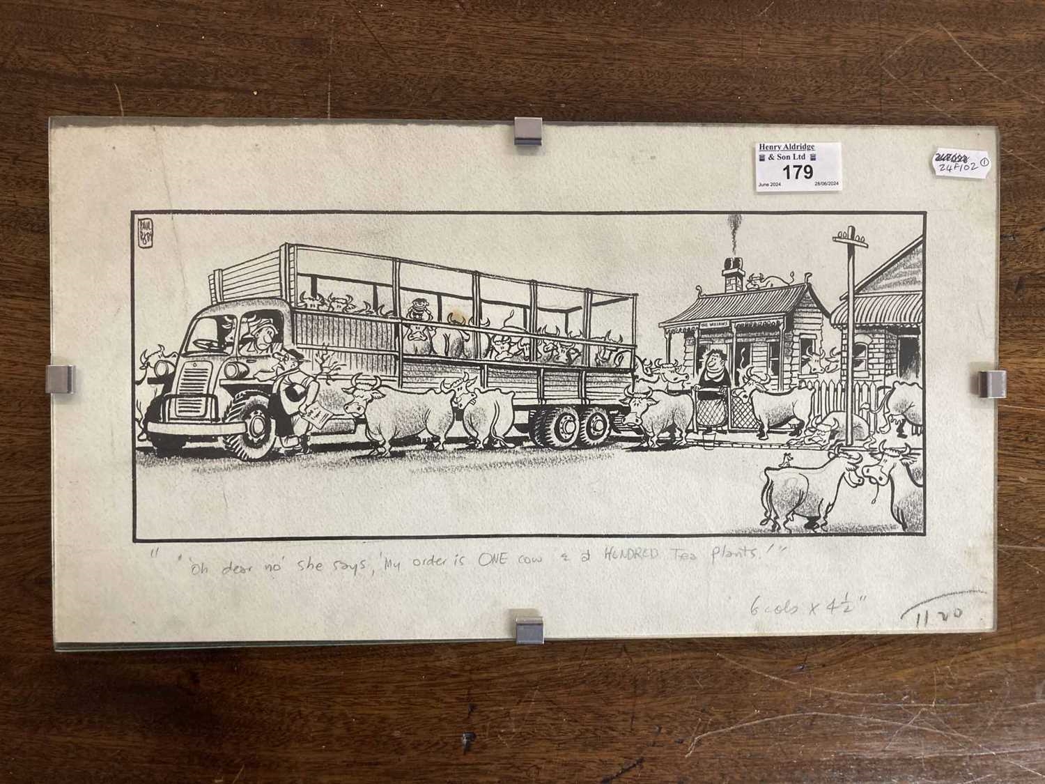 Paul Rigby | Pair of cartoon sketches | MutualArt