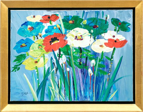 Daniel Nie | Colorful Poppies | MutualArt