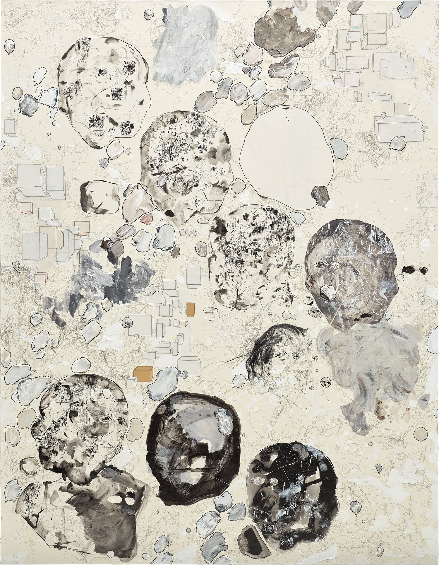 Carter | One hundred and twenty-nine abstract paintings, thirteen ...