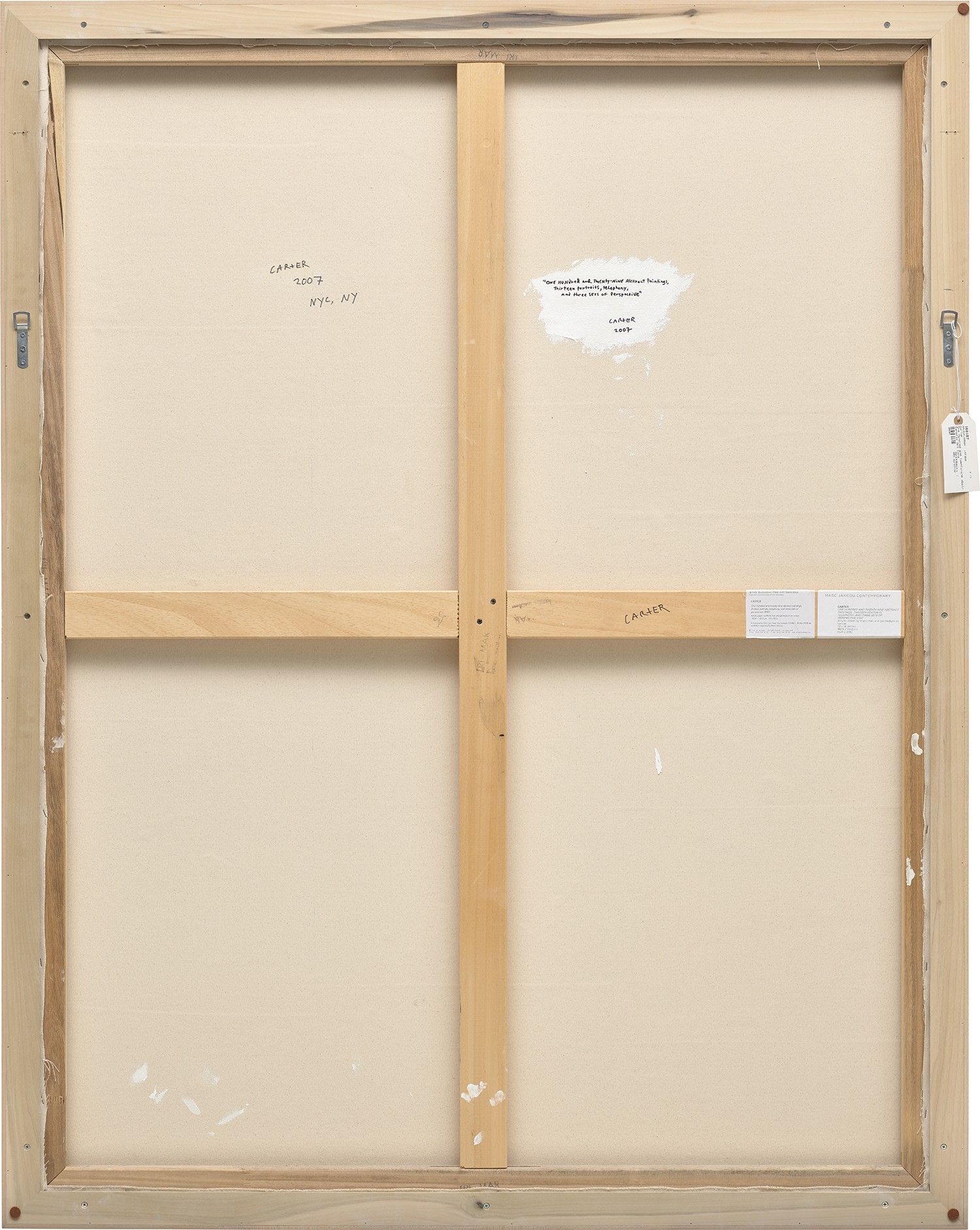 Carter | One hundred and twenty-nine abstract paintings, thirteen ...