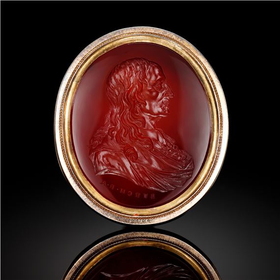 Edward Burch | Intaglio with John Milton | MutualArt