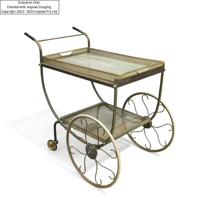 Josef Frank | Two tier bar trolley with removeable trays (Circa 1950 ...