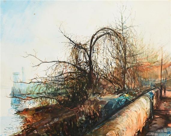 Joseph Keys | Castle Road with Blackrock Castle | MutualArt