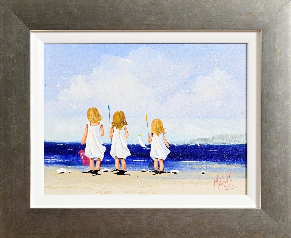 Michelle Carolan | Girls at the Beach | MutualArt