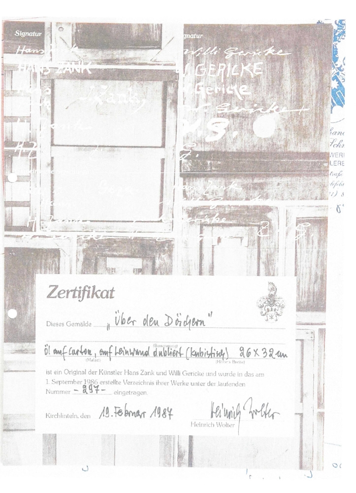 Hans Zank | Über den Dächern (1895) | MutualArt