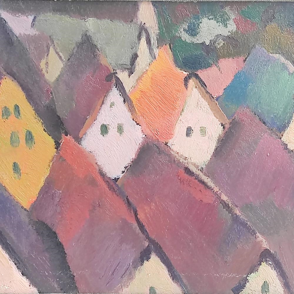 Hans Zank | Über den Dächern (1895) | MutualArt