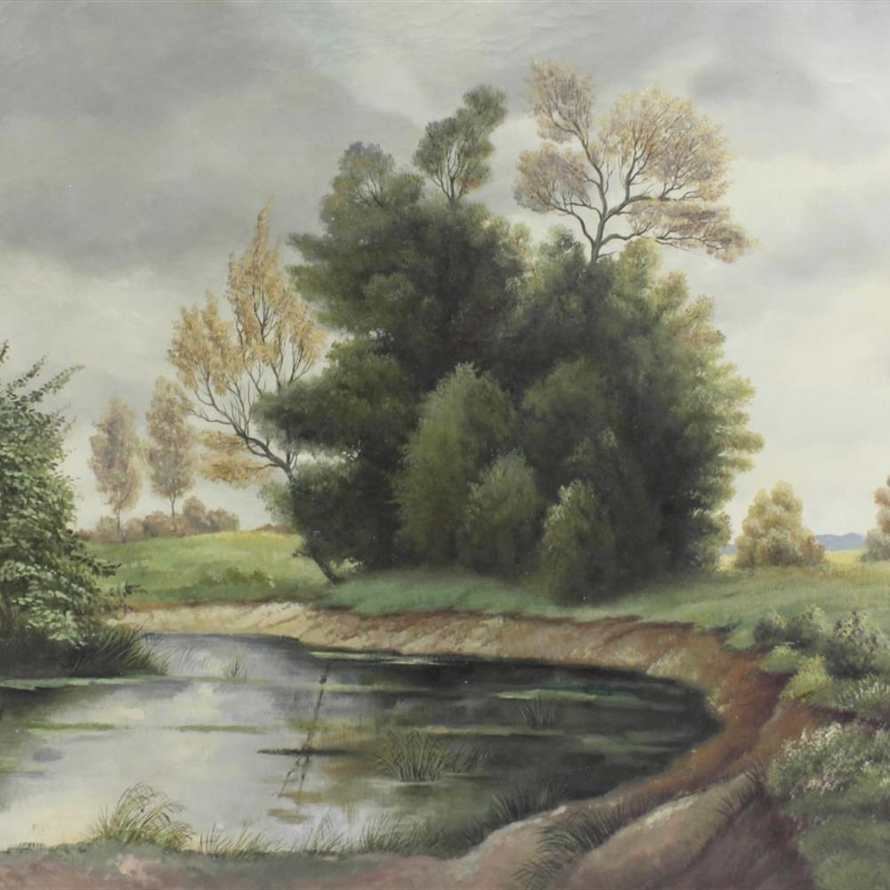 Oskar Robert Dogarth | Flussufer | MutualArt