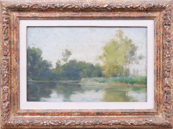 Paul Mathey | Paysage lacustre | MutualArt