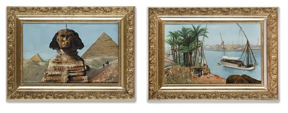 French School | A PAIR OF FRENCH ORIENTAL PAINTINGS, OIL ON CANVAS ...