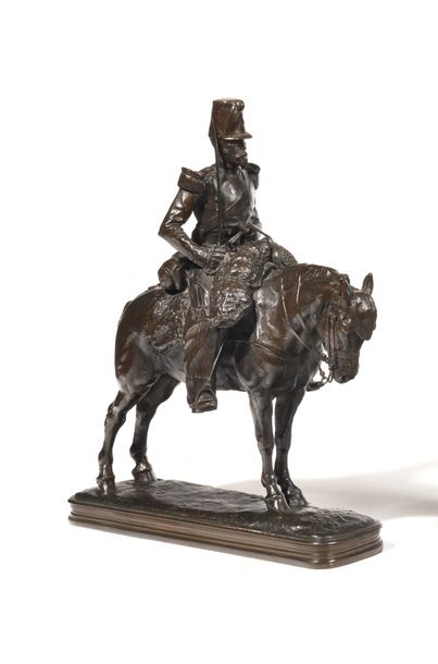 Emmanuel Frémiet | Artilleryman of the horse line under the Second ...