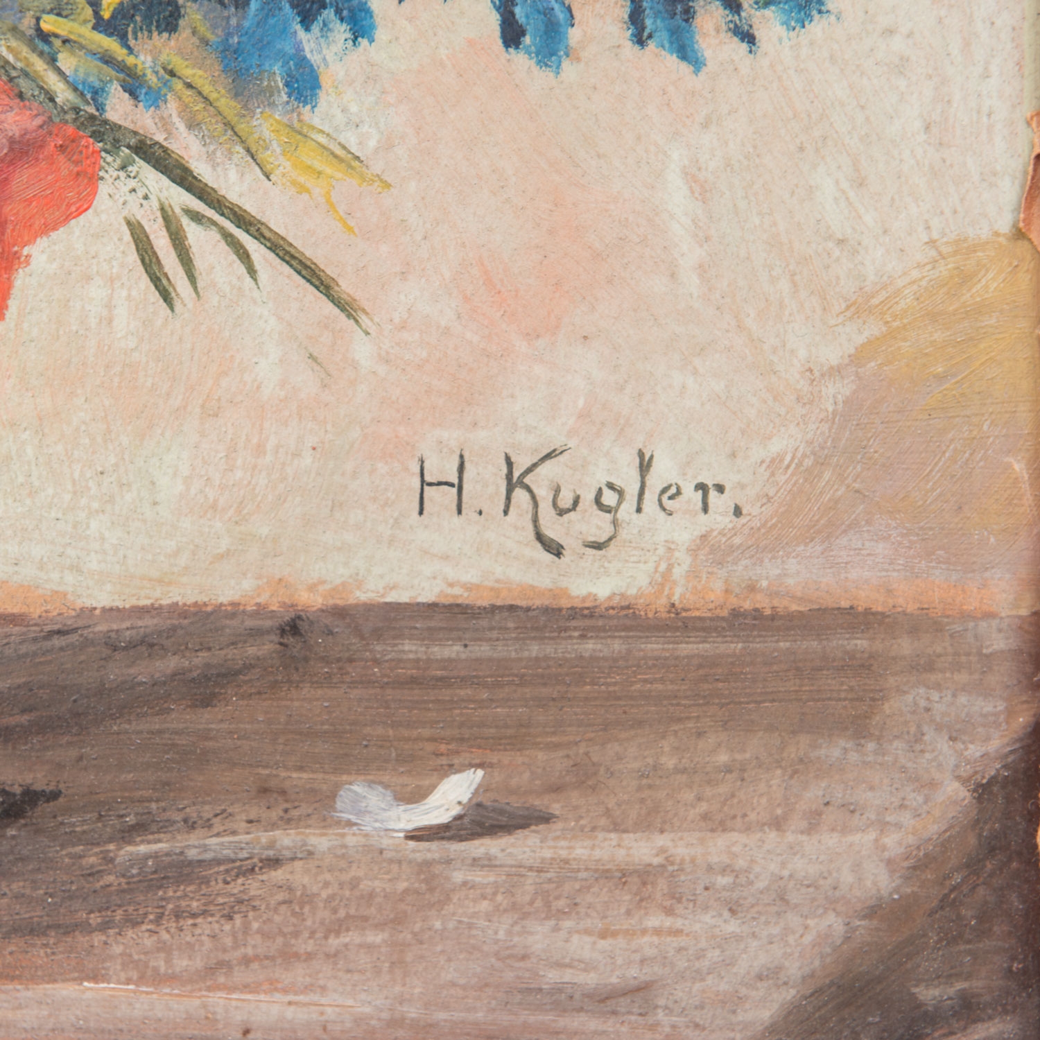 Heinrich Kugler | Still life with flowers | MutualArt