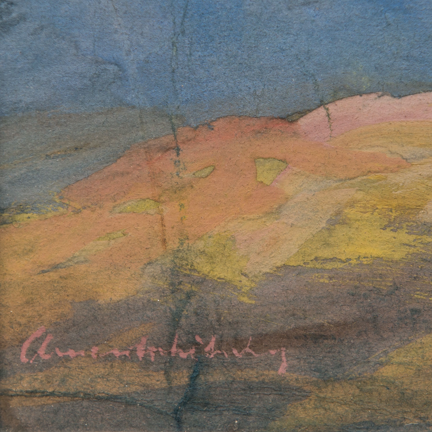 Arnold Clementschitsch | Man in landscape | MutualArt