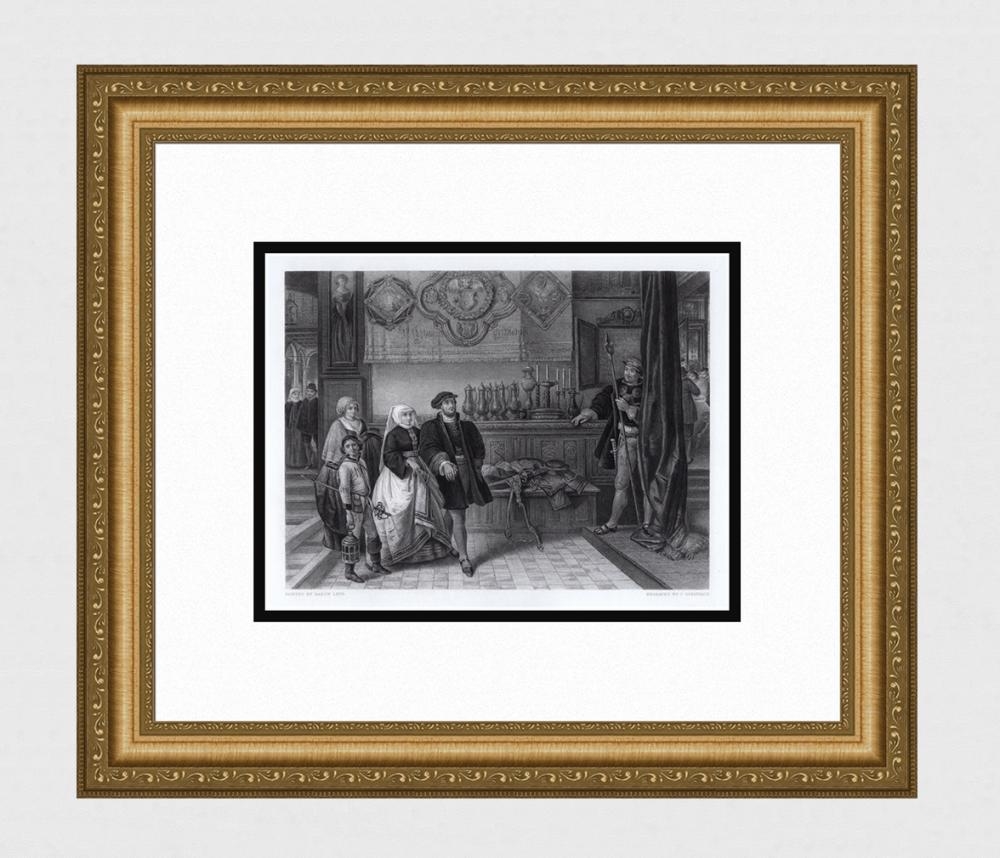 Hendrik Leys | Jan August Hendrik Leys Henri Leys The Guests Framed ...
