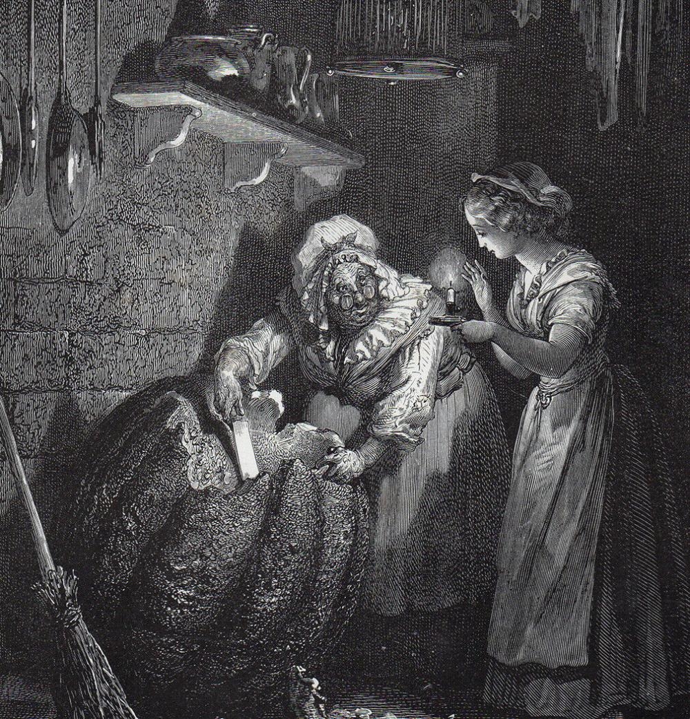 Gustave Doré | Gustave Dore Cinderella 1880 Wood Engraving Signed (1880 ...